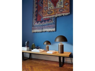 ATOLLO BRONZE Table lamp By Oluce | design Vico Magistretti