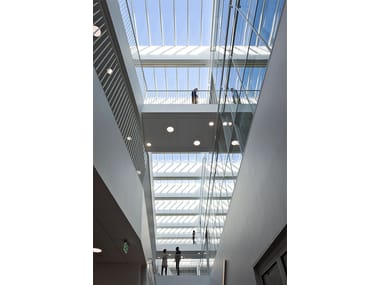 Glass and steel roof window ATRIUM LONGLIGHT/RIDGELIGHT By Velux ...