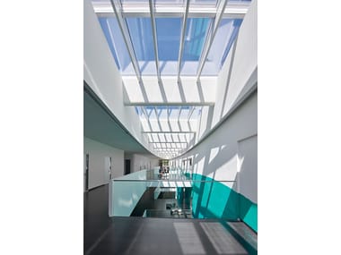Glass and steel roof window ATRIUM LONGLIGHT/RIDGELIGHT By Velux ...