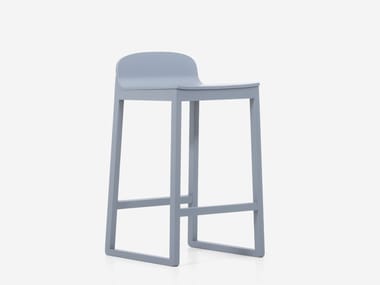 AVA | Stool Ash stool with footrest By Anesis | design Lorenz+Kaz