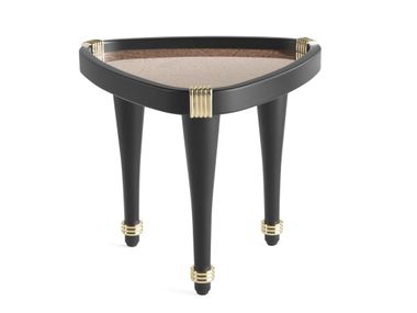 AXUM Triangular wooden side table By ETRO Home Interiors