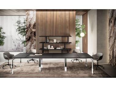 GATE | Glass office shelving Office shelving By About Office