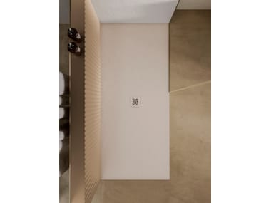 BASE SLATE Receveur retangular de Akron© By Acquabella