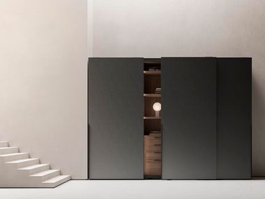 POKER - EVEN SLIDING DOOR, 3D HANDLE Wardrobe with sliding doors By Alf ...