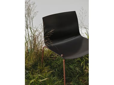 CATIFA CARTA Sled base PaperShell chair By Arper | design Lievore ...