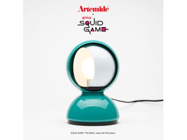 ECLISSE X SQUID GAME PLAYER Painted metal table lamp By Artemide ...