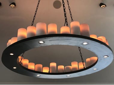 BELLEFEU CHÂTEAU NORMAL Pendant lamp By Authentage Lighting