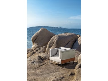 BAIA | Garden armchair By Ethimo design Christophe Pillet