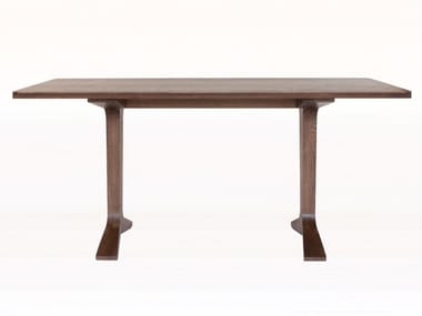 BALLET Rectangular walnut table By Case | design Matthew Hilton