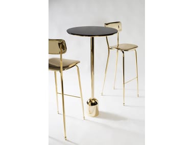 BALOK Round marble contract table By Vela Arredamenti