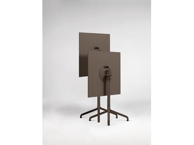 Folding powder coated aluminium table base with 4-spoke base BASE FRASCA HIGH FOLDING Bases for ...