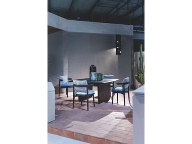 NAIROBI OUTDOOR Square table By BAXTER | design Roberto Lazzeroni