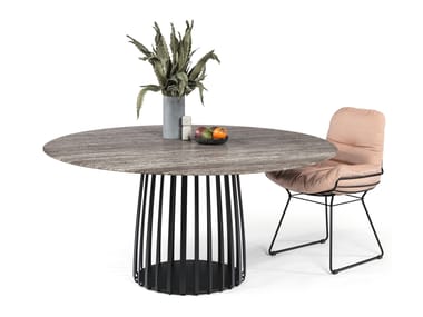 BC 07 BASKET OUTDOOR | Round table By JANUA design Hoffmann Kahleyss