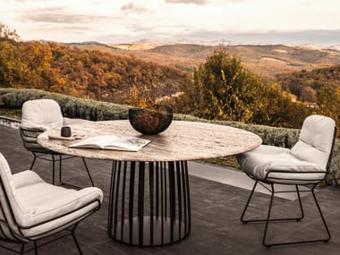 BC 07 BASKET OUTDOOR | Round table By JANUA design Hoffmann Kahleyss