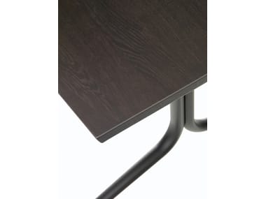 BELLEVILLE TABLE RECTANGULAR Rectangular steel and wood table By Vitra | design Ronan & Erwan ...