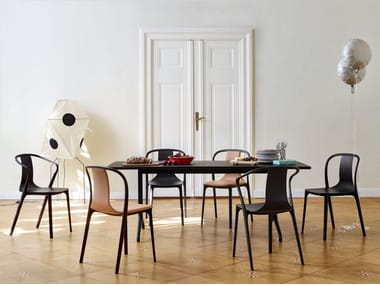 BELLEVILLE TABLE RECTANGULAR Rectangular steel and wood table By Vitra | design Ronan & Erwan ...
