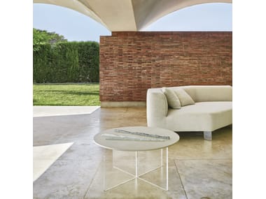 BELT AIR Sectional fabric garden sofa By Varaschin