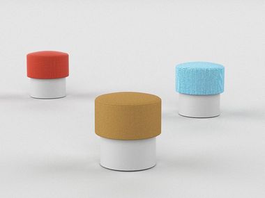 PARCS Pop-up Stool Gepolsterter niedriger Hocker By BENE | design ...
