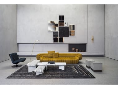 Patterned handmade wool rug BERBÈRE PATTERN B By BAXTER