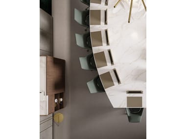 BESPOKE CONFERENCE TABLES | Marble meeting table By PROF