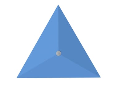 BIG BEN | Triangular Garden umbrella Triangular Garden umbrella By Caravita