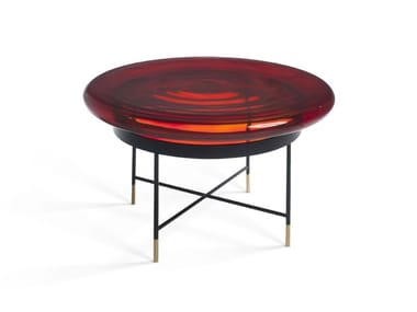 BILBOQUET Round blown glass coffee table By Roche Bobois | design ...