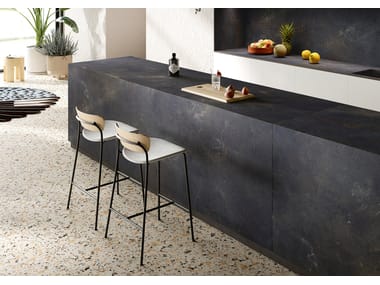 BLACK DIAMOND Porcelain stoneware kitchen worktop By SapienStone