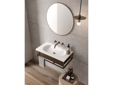Indoor/outdoor porcelain stoneware wall/floor tiles BLEND By ABK