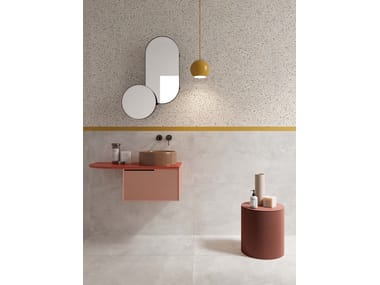 Indoor/outdoor porcelain stoneware wall/floor tiles BLEND By ABK