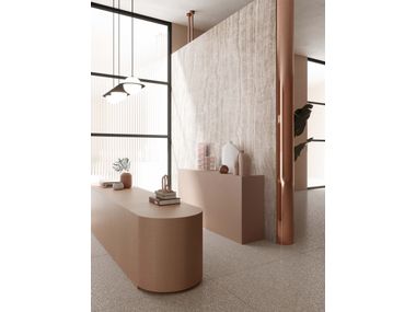Indoor/outdoor porcelain stoneware wall/floor tiles BLEND By ABK