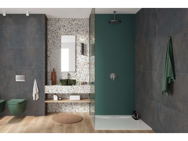 Indoor/outdoor porcelain stoneware wall/floor tiles BLEND By ABK