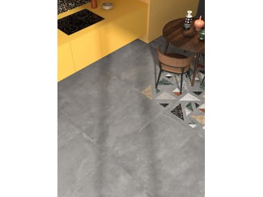 Indoor/outdoor porcelain stoneware wall/floor tiles BLEND By ABK
