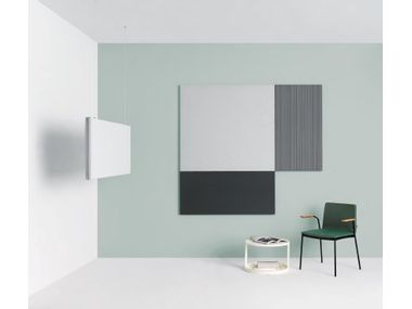 LESSEN BLOC Woven vinyl Acoustic wall panel By VERTISOL INTERNACIONAL