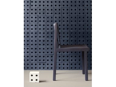BLOC GLOSSY BLUE Terracotta element for partition wall By Mutina ...