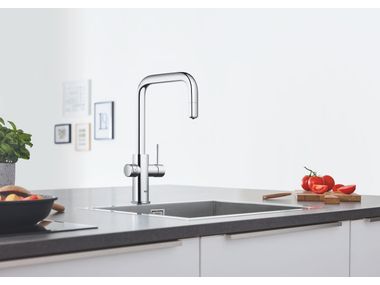 GROHE BLUE® HOME | Kitchen mixer tap with swivel spout GROHE Blue® Home ...
