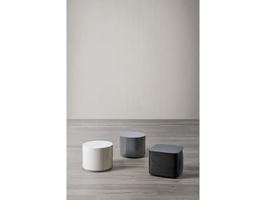 BOBO Low round Polimex® coffee table By Meridiani | design Andrea Parisio