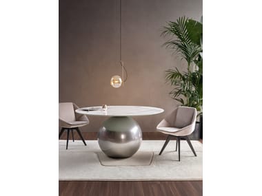 Crystal and metal pendant lamp BON TON By Bonaldo