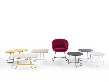 BOTERO MIGNON Round multi-layer wood coffee table By Sesta | design Act ...