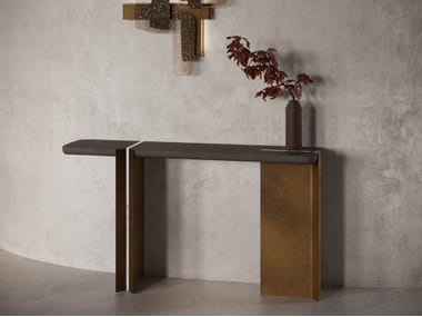 BRIDGE Rectangular console table By ENNE | design Maurizio Manzoni
