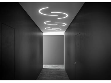 BROOKLYN ROUND | Linear lighting profile Ceiling mounted extruded ...