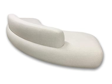 BUBBLE Curved fabric sofa By MORADA
