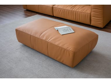 BUTTER SOFT | Rectangular pouf Rectangular fabric pouf By grado design