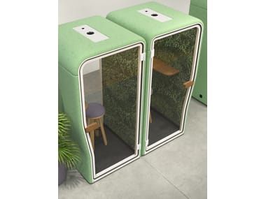 BuzziNest Booth Acoustic phone booth By BuzziSpace