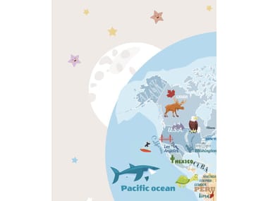 LITTLE EXPLORERS Nonwoven kids wallpaper By Baby Design Wallpaper