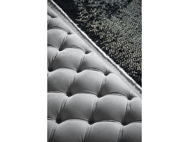 CHESTER MOON Tufted armchair with armrests By Baxter | design Paola Navone
