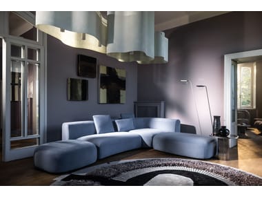 CLARA Modular leather sofa By Baxter | design Christophe Delcourt