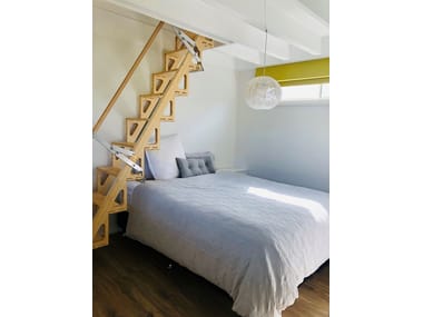 Bcompact Bamboo Folding Staircase Bamboo folding staircase By Bcompact