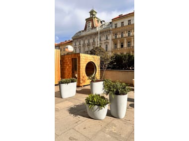 ORGANIC L Pot de fleurs By Betoni