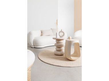 LOPEZ Round Mango coffee table By Bizzotto