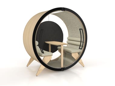 BlockO Quiet FOUR Office booth By BlockO.design